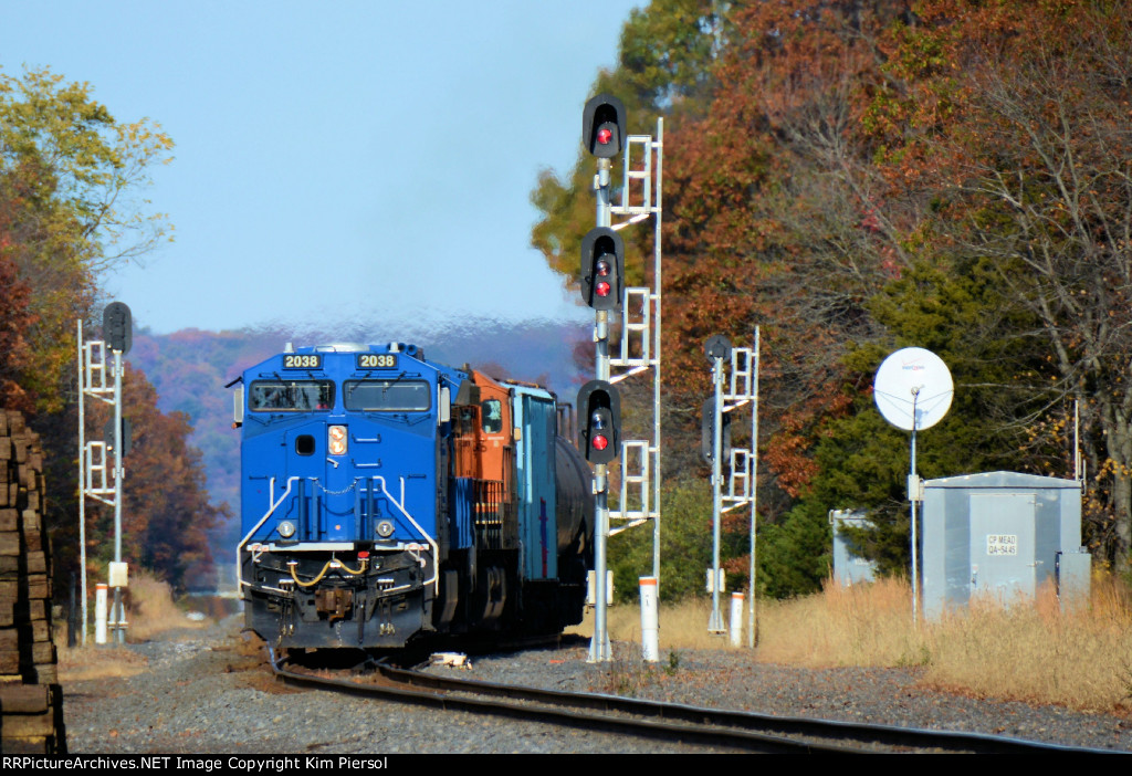 GECX 2038 CSX Train K622 Ethanol Loads